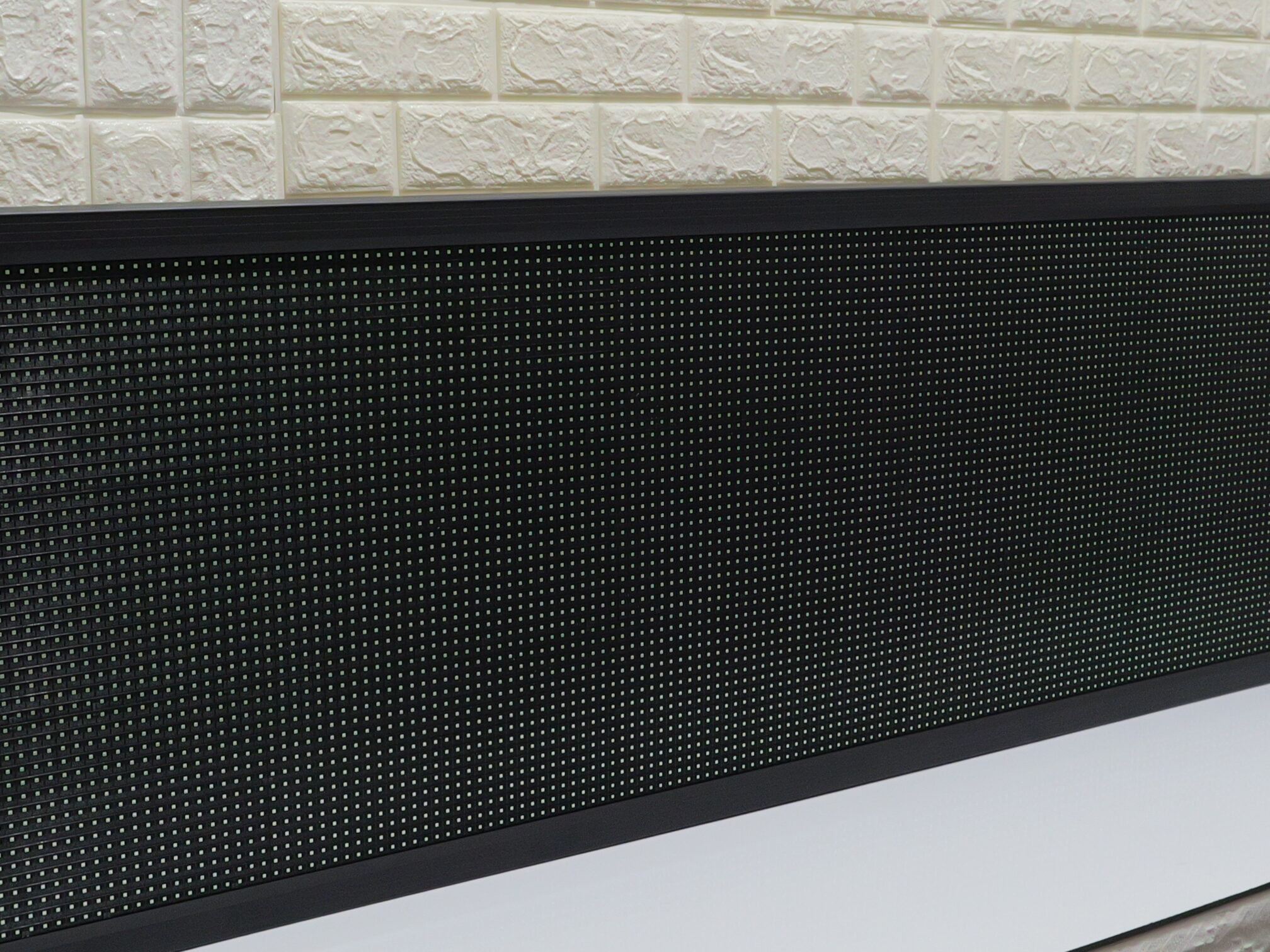 200x55cm P10 RGB Color LED Editable Subtitle Scrolling Screen ...